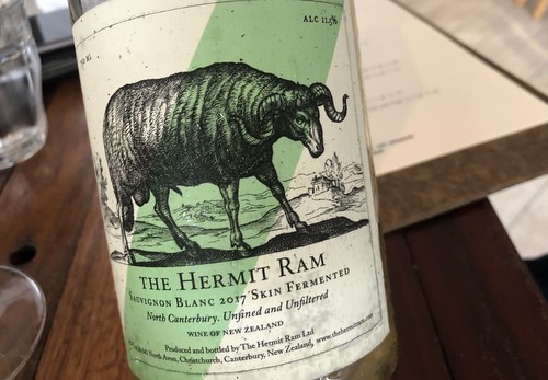 Four nice wines at Scotch: Hermit Ram, Equipo Navazos, Bornard, Vajra ...